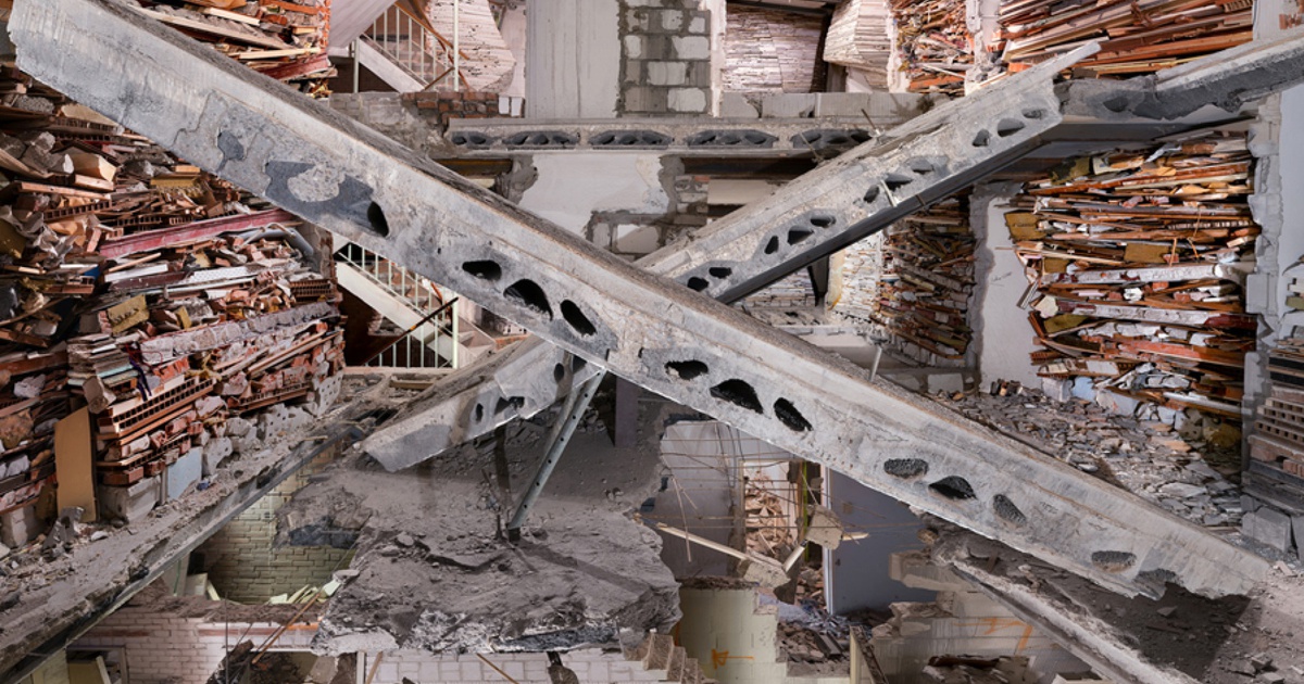 MARJAN TEEUWEN'S INSTALLATIONS TRANSFORM CONDEMNED BUILDINGS | Bruce ...